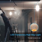 80W LED Temporary Work Light Construction Jobsite Hanging Workshop Lamp ...