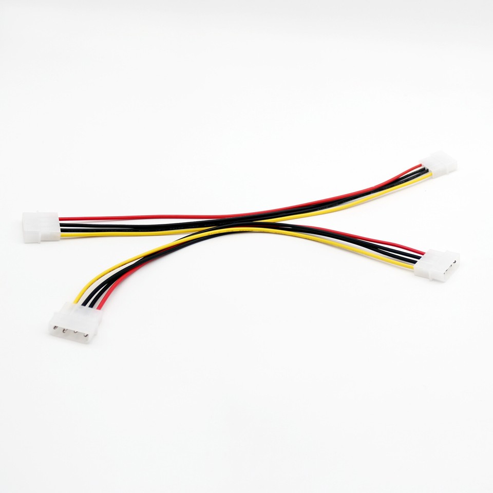 1pcs Power Extension Cable 4 pin LP4 Molex Male to Male Adapter ...
