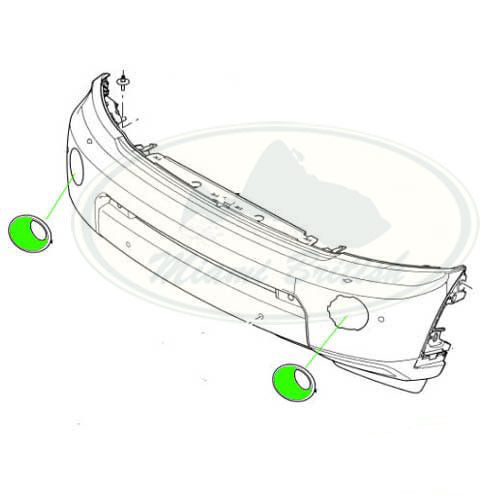 LAND ROVER FOG LAMP BEZEL LH LEFT LR4 LR015461 AM | eBay