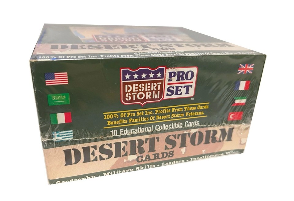 Desert Storm Pro Set 1991 Military Trading Cards VINTAGE NEW SEALED | eBay