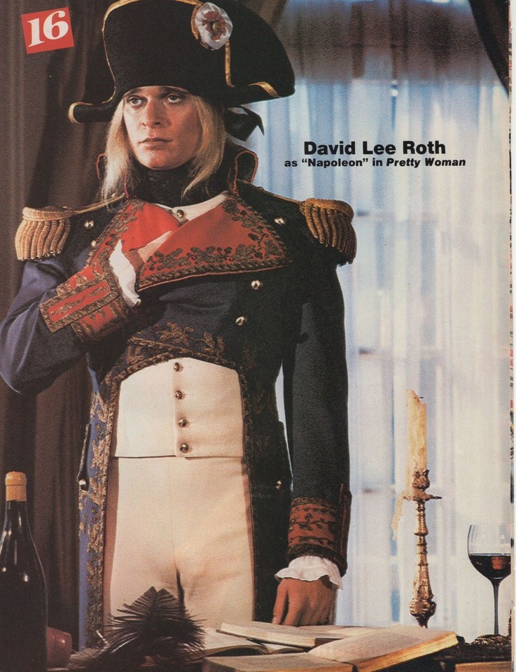 Rick Springfield pinup David Lee Roth Napoleon Pretty Woman picture ...