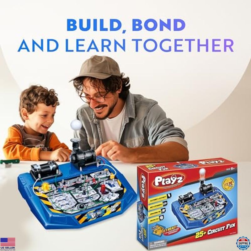 STEM Electrical Circuit Board Kit for Kids - 25+ Projects, Ages 8-13 | eBay