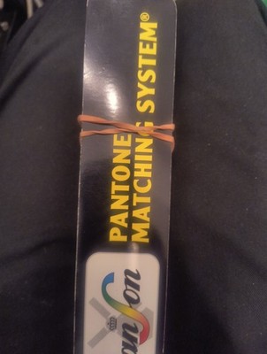 Vintage Pantone Matching System PMS Swatch Fan Book Van Son Ink Formula ...