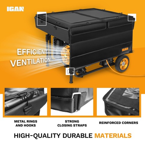 IGAN Generator Tent Running Cover Pro-Max, Ultra Heavy Duty Tarpaulin ...