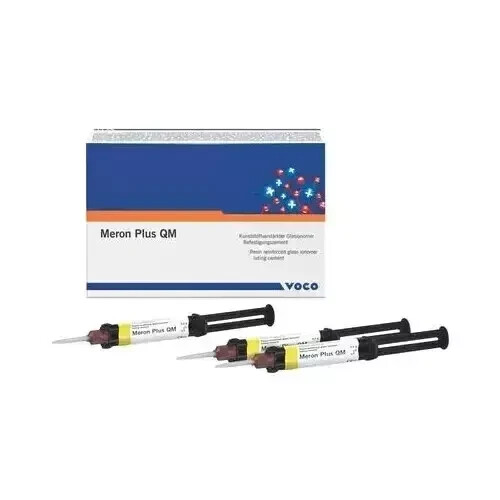 Voco Meron Plus QM Resin Reinforced Glass Ionomer Cement 8.5gm Syringe ...