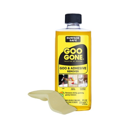 Goo Gone Adhesive Remover 8oz Citrus Scent for Stickers & Residue ...