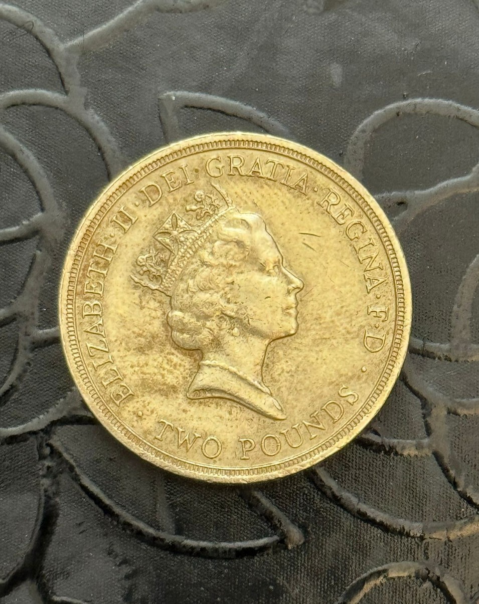 Extremely Rare 1986 £2 Commonwealth Games Old Two Pound Coin - Scotland ...