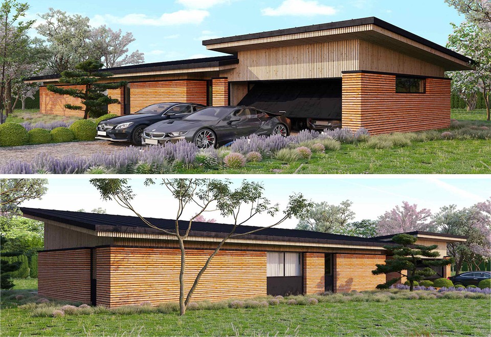 2140 SQ.FT ECO SOLID TIMBER AIRTIGHT PANEL HOUSE KIT MASS WOOD (CLT ...