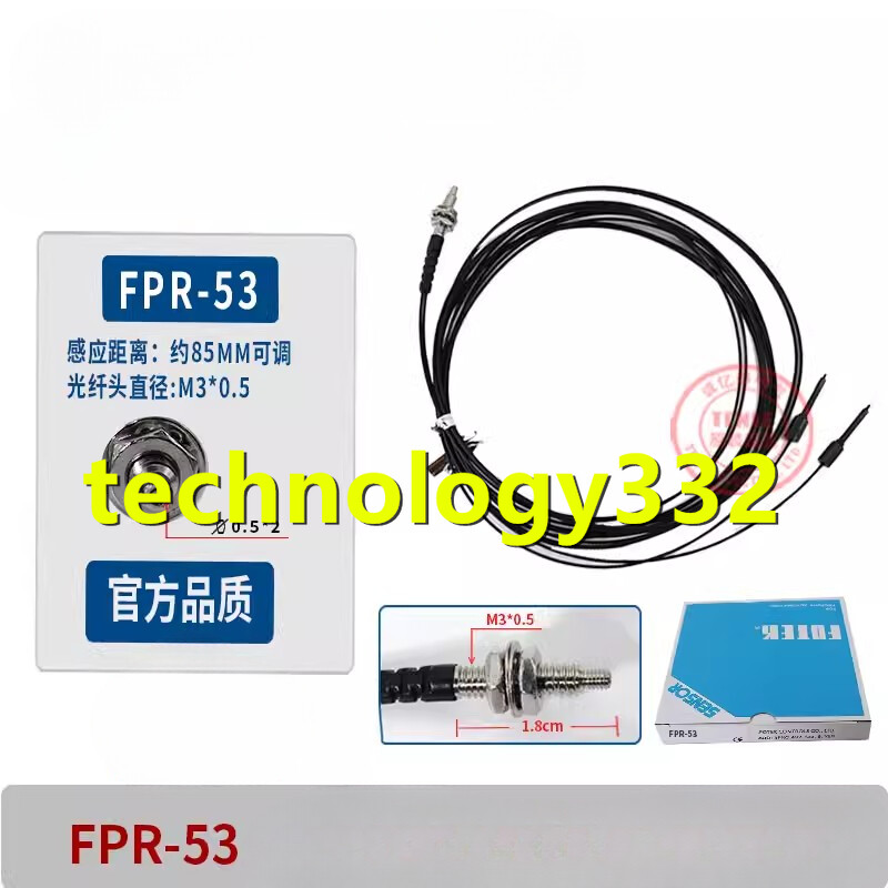 1PC new FOTEK FPR-53 diffuse reflection fiber optic sensor cable #LM | eBay