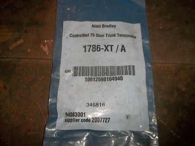 ALLEN BRADLEY 1786-XT/A CONTROLNET 75 OHM TRUNK TERMINATOR (BIN109) | eBay