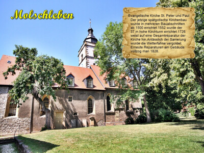 Molschleben Evang.Kirche St.Peter und Paul Thüringen 1401 | eBay.de