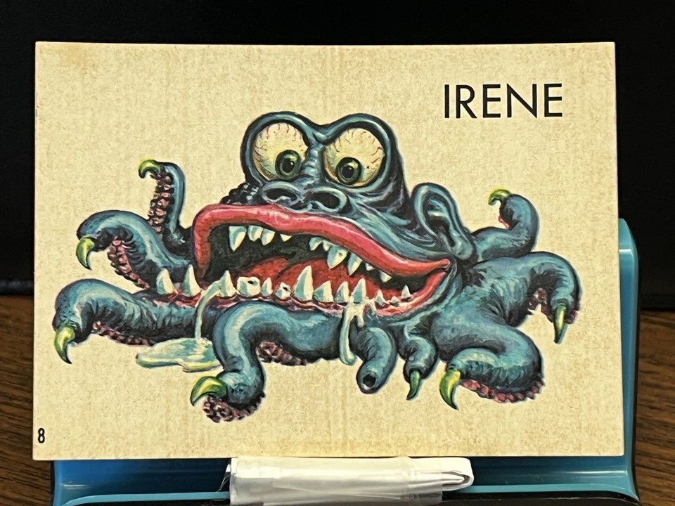1965 TOPPS UGLY STICKERS IRENE MITCH GAIL Rat Fink 1960s Weird Ohs ...