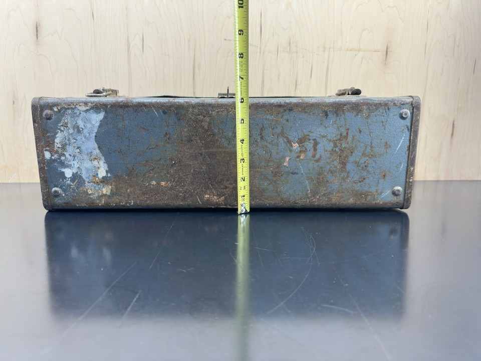 Used VTG Made In USA Craftsman 6516 Tombstone Hip Roof Metal Toolbox No ...
