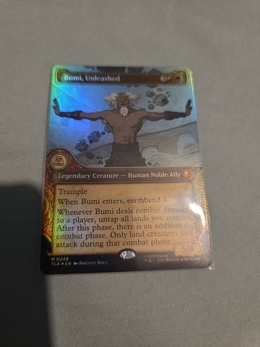 Bumi, Unleashed - Foil Extended Art Showcase TLA NM MTG Ships Next Day | eBay