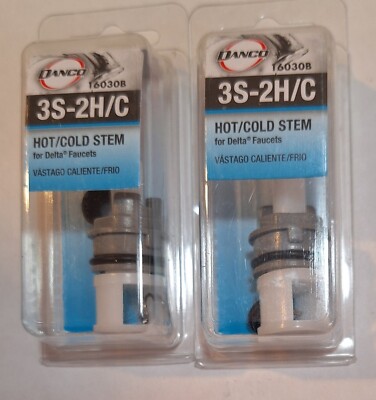 2 - Danco 3S-2H/C Hot and Cold Faucet Stem For Delta Faucets 16030B ...
