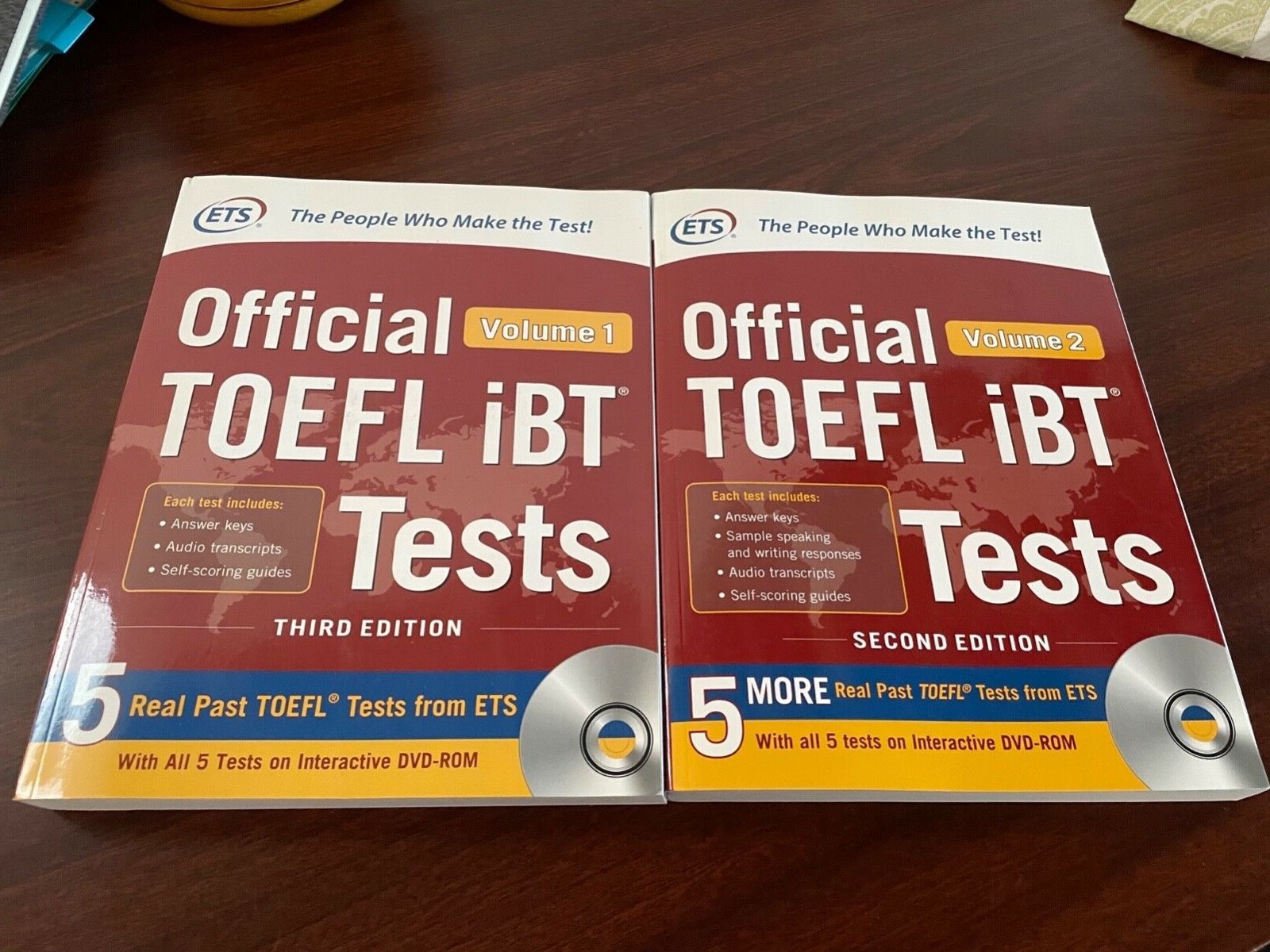 ESL Official TOEFL iBT test volume 1 and 2 Never Used Still In Wraps | eBay