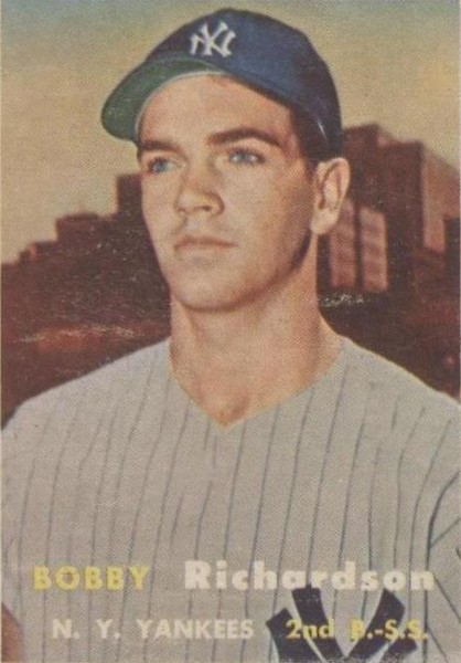 1957 Topps - Scarce Series #286 Bobby Richardson (RC) for sale online ...