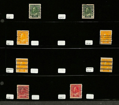 Canada - 125-130 - Used King George V Coil Stamps - 1912-1924 | eBay