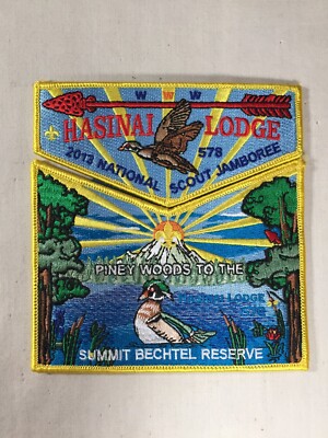 Hasinai OA Lodge 578 2013 National Jamboree 2pc set Flap BSA Patch | eBay