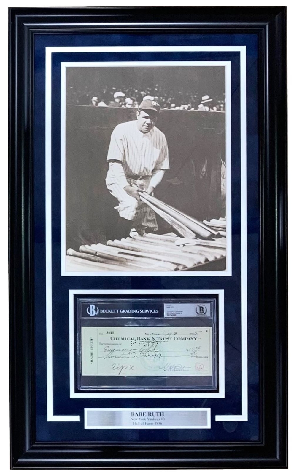 Babe Ruth Autographed Memorabilia | Signed Photo, Jersey, Collectibles ...