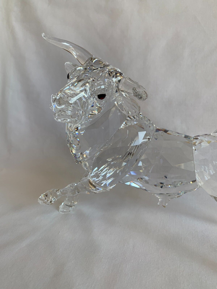 Swarovski Crystal Bull Figurine 2004 Numbered Limited Edition # 142/ ...