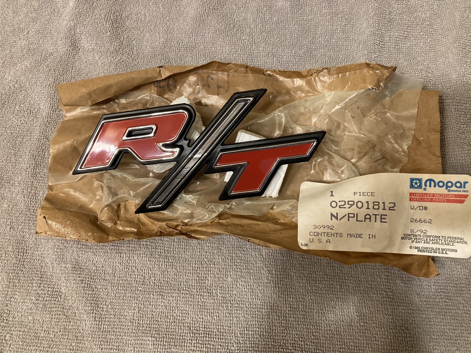 MOPAR NOS 1969 DODGE CHARGER RT CORONET RT 67 CORONET RT QUARTER PANEL ...