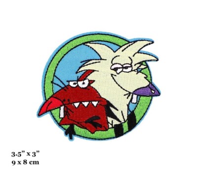 The Angry Beavers Cartoon Norbert And Daggett Logo Embroidered Iron On ...