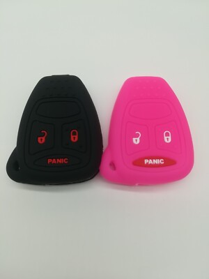 2*Fob Key Cover for JEEP COMPASS CHRYSLER ASPEN DODGE CALIBER SEBRING ...