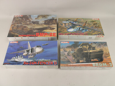 Lot of 4 DML Model Kits: Su-24M Fencer D, Su-24 C, BMP-2E Afghanistan ...