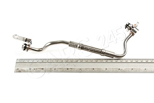 Genuine BMW E60N E61N E71 Turbocharger Oil Supply Inlet Pipe OEM ...