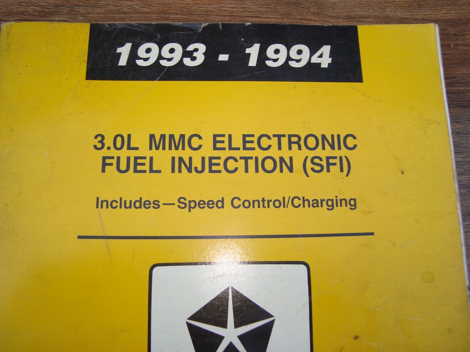 1993 1994 3.0L MMC Electronic Fuel Injection SFI Diagnostic Procedures ...