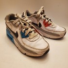 Nike Air Max 90 Infrared Size 13C White Red Blue Non Slip Athletic ...