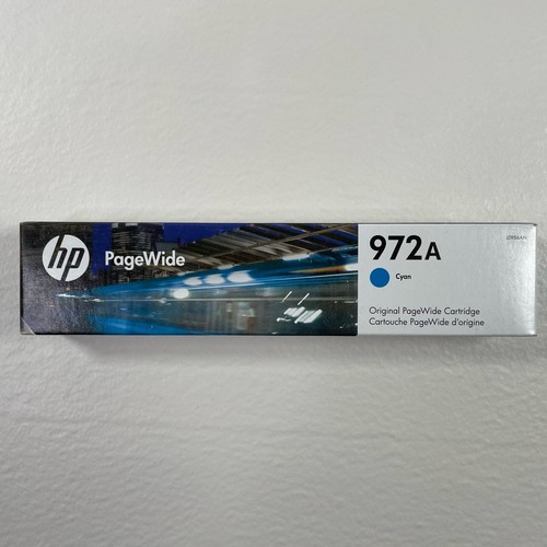 HP 972A Cyan Original PageWide Cartridge Sealed Expired 05/2022 | eBay