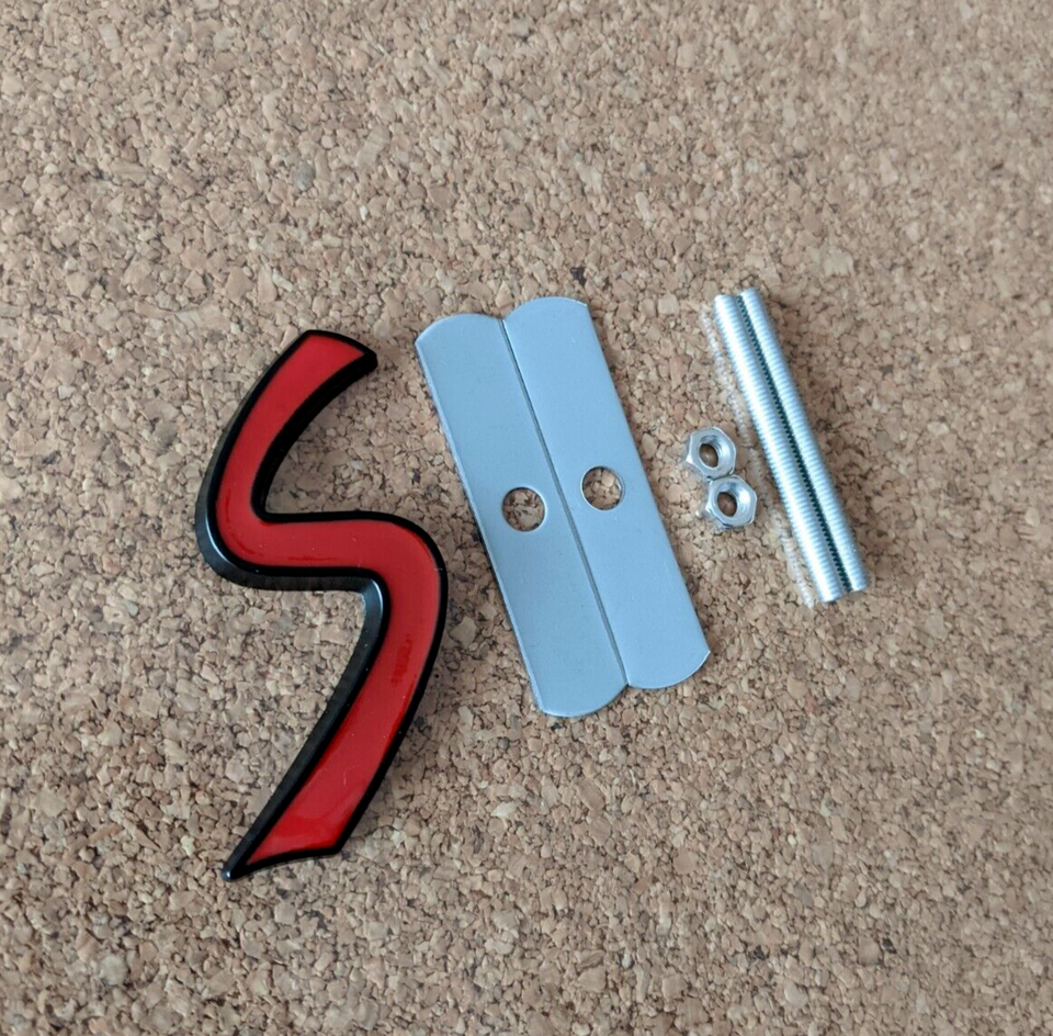 R52 MINI Cooper S JCW John Cooper Works Black Large Front Grille Logo ...