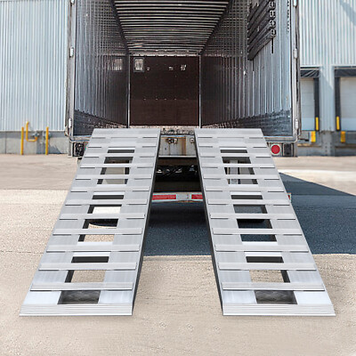 2-Pack 6800lbs Truck Car Auto Trailer Ramps Trailer Ramp Loading Ramps ...