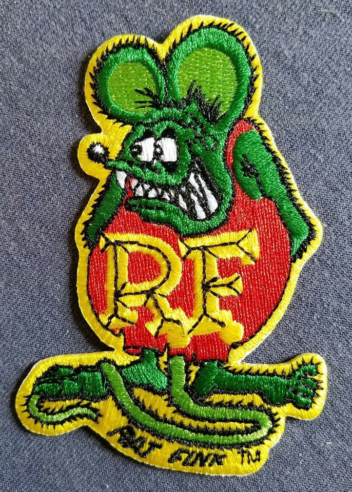 RAT FINK Racing GREASER GEARHEAD Fink Hot Rod PATCH | eBay