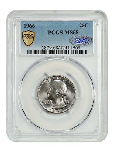 1966 25C PCGS MS68 - Washington Quarter | eBay