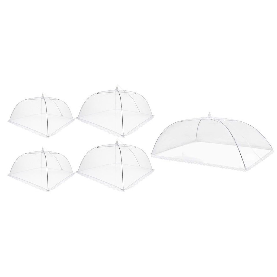 5Pcs Food Cover Mesh Tent Collapsible Protectors for Outdoor Use | eBay UK