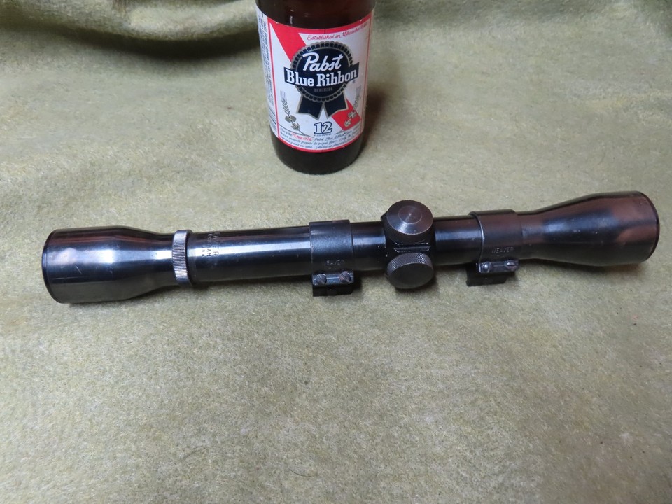 Vtg Weaver 4X Marksman Scope,1" All Steel ,W/mounts,USA~GD+🤠🤠W12.12.25 | eBay