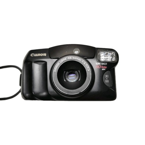 Canon Sure Shot 80 Tele 35mm Film Camera Point and Shoot 38mm f/3.7 ...