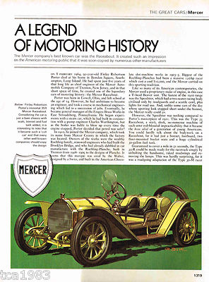 vintage MERCER Cars / Auto History Article / Picture / Photo: 35R, | eBay
