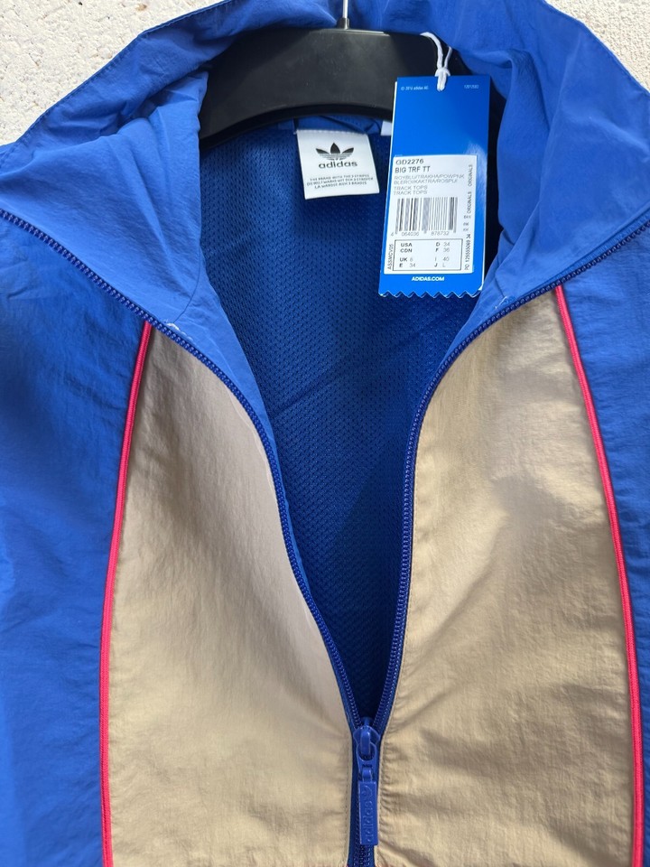 Adidas Royal Blue Track Top UK Size 8 REF CB132 | eBay