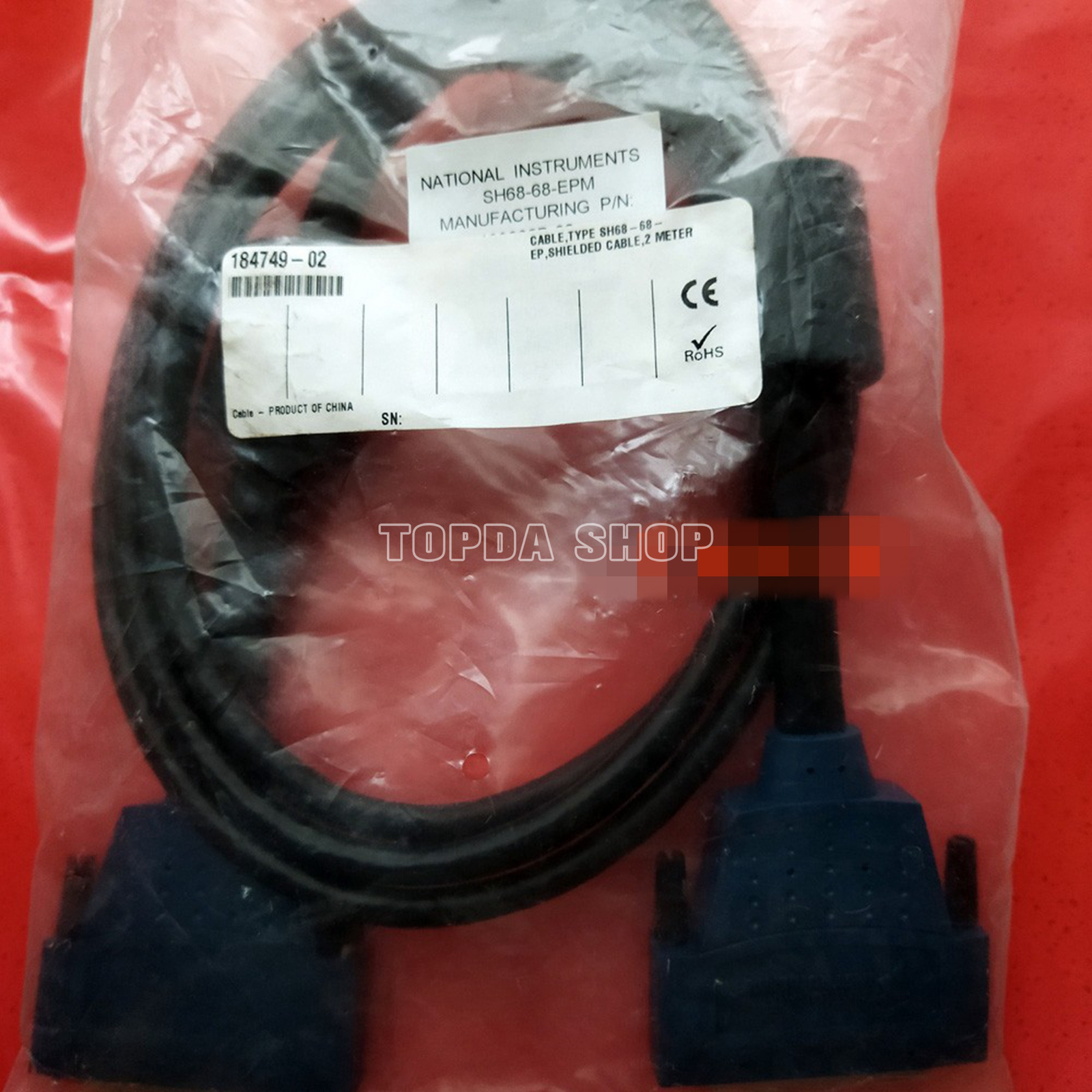 QTY:1 NEW 184749-02 SH68-68-EP cable 199006-02/01 | eBay