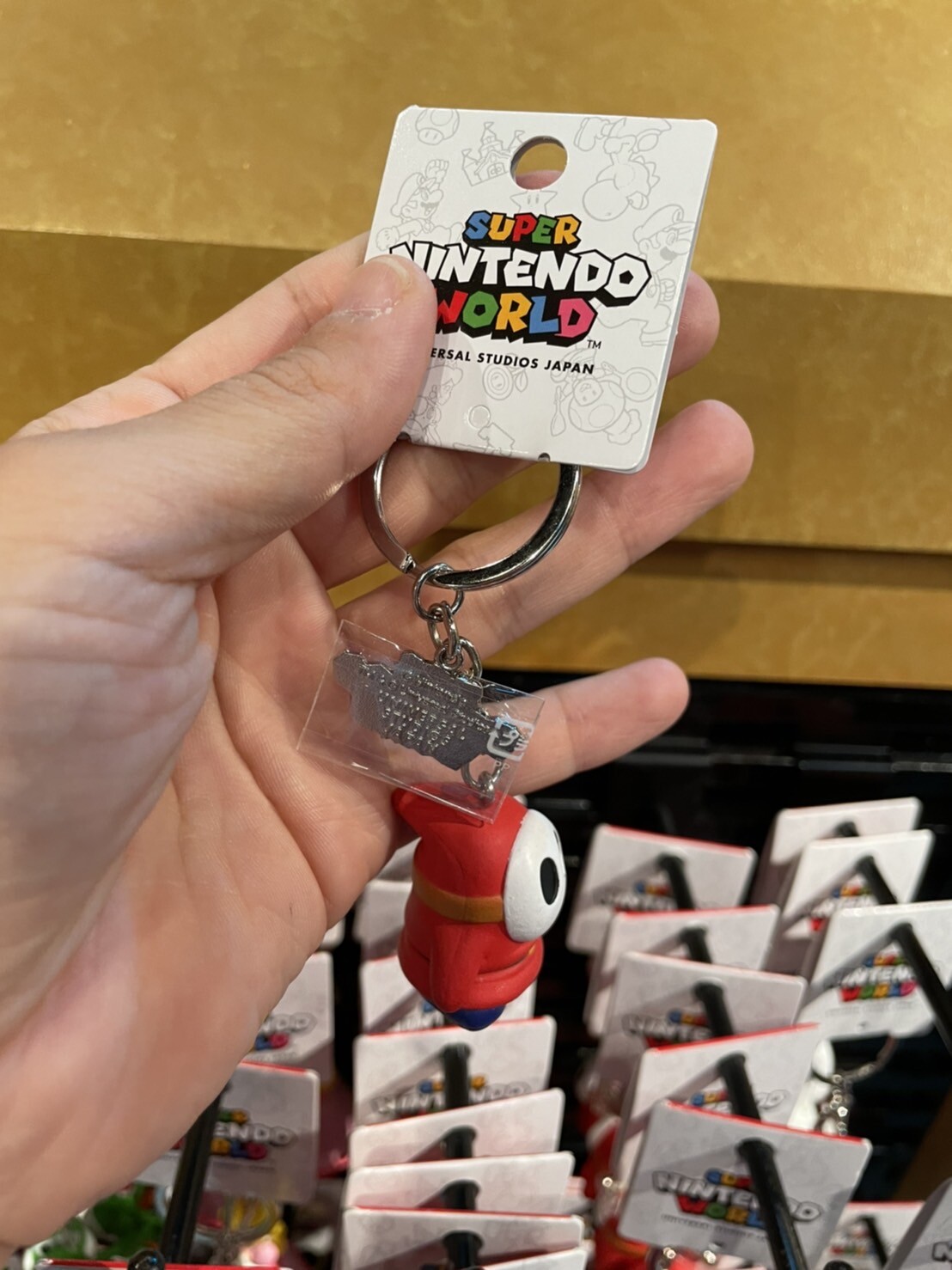 USJ Shy Guy Heiho figure keychain Super Mario Bros. Super Nintendo ...