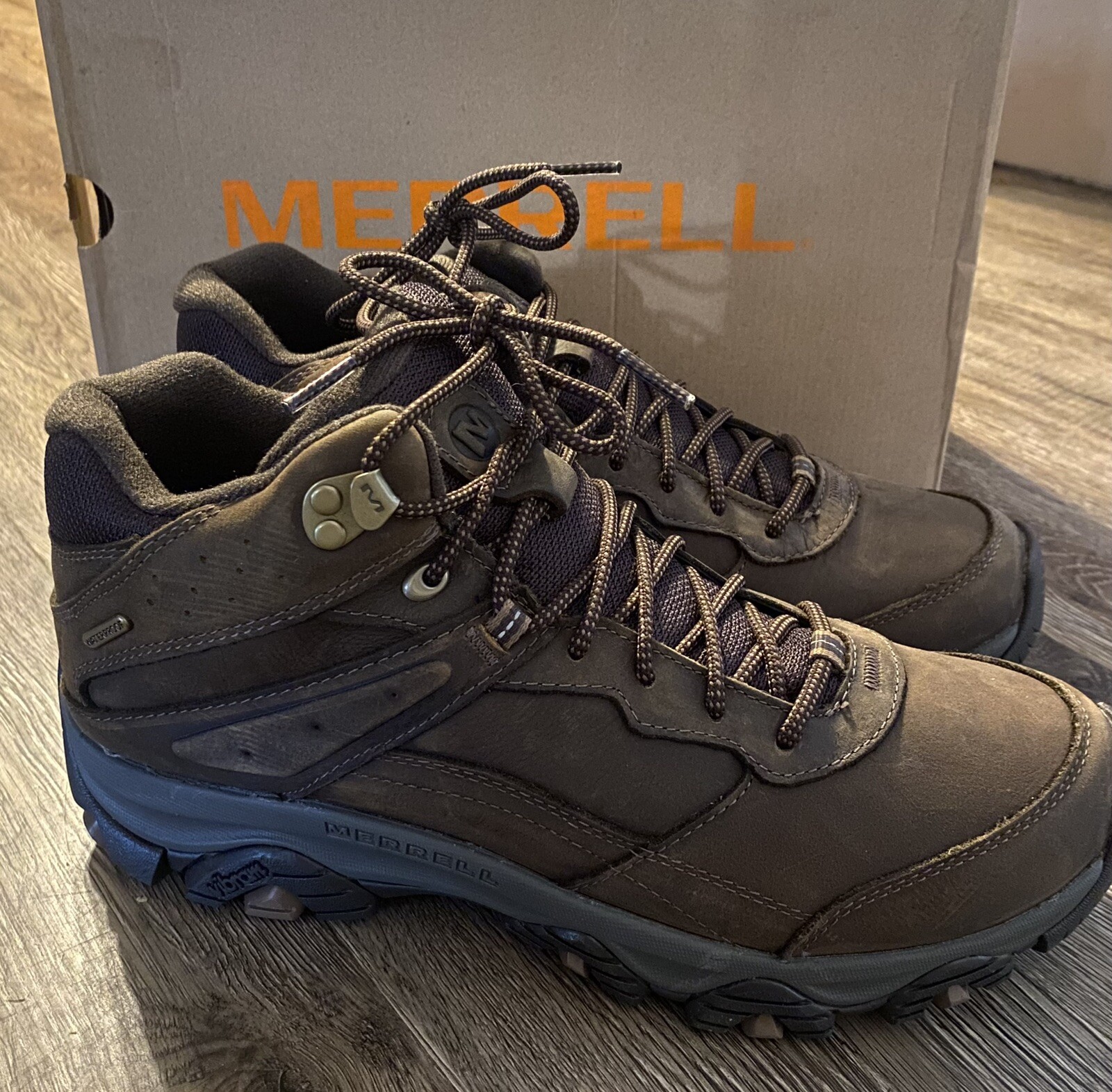 Merrell Men's Moab Adventure Mid Waterproof Hiking Boots 10.5M New In ...