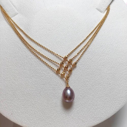 hot Natural Pretty 9-12mm purple south sea pearl necklace 18in | eBay