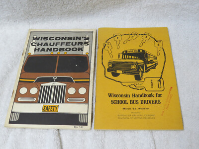 1982 - Wisconsin's Chauffeurs AND Wisconsin School Bus Drivers ...