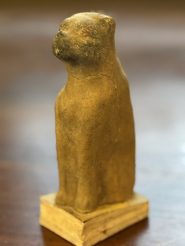 ANTIQUE VINTAGE PAPER MACHE SQUEAKER BELLOW TOY DOG | eBay