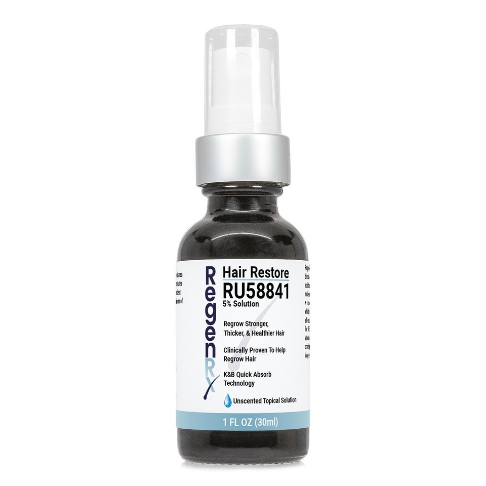 RegenRx RU58841 Hair Growth & Restore Unisex Hair Solution Formula Oil ...