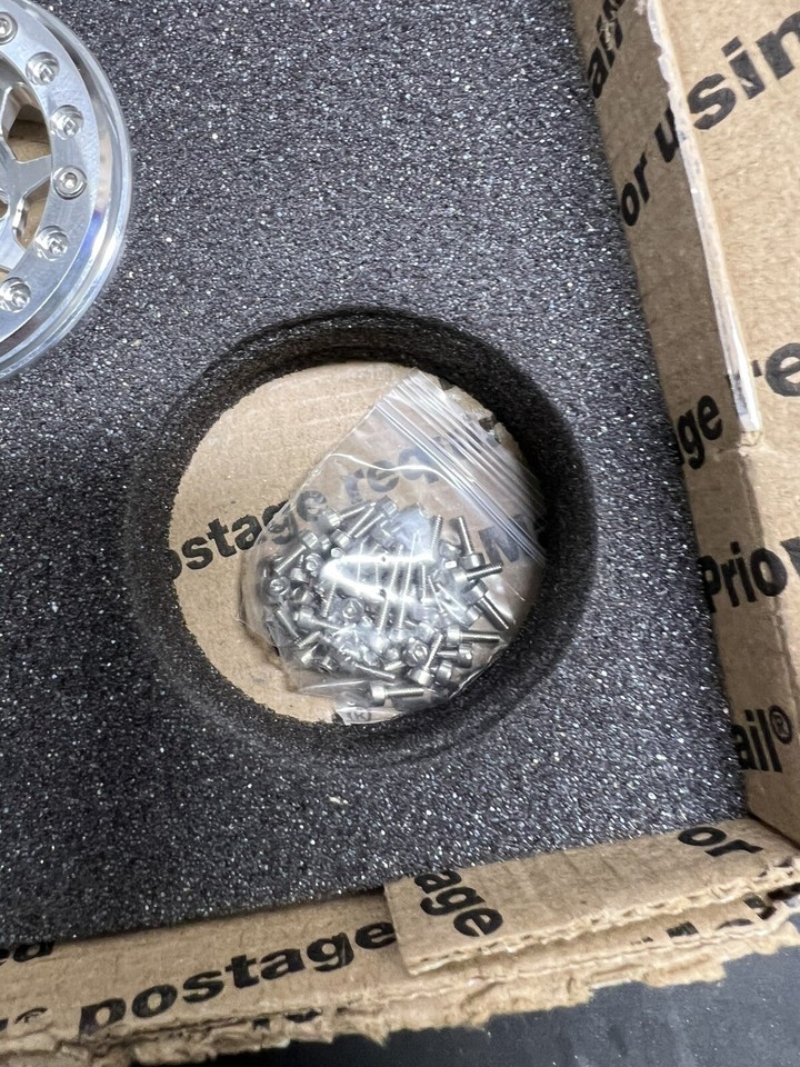 CUSTOM 1.9” SPEC RC R/C Comp Cut Aluminum Beadlock Wheels Beadlocks ...